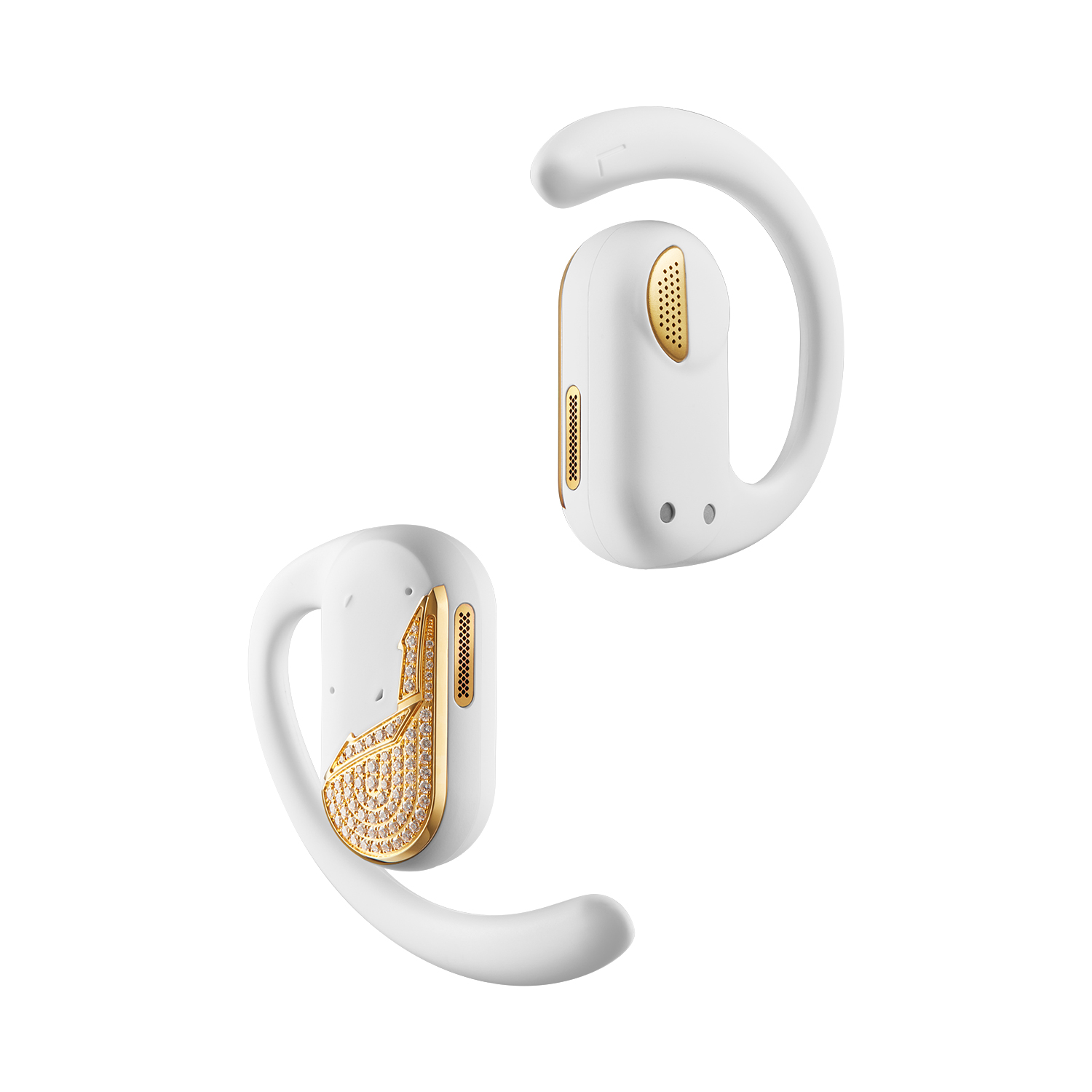 VERTU CRUSH AI EARBUDS – 925 Silver Gold Plated - Zircon inset - Hermes ...