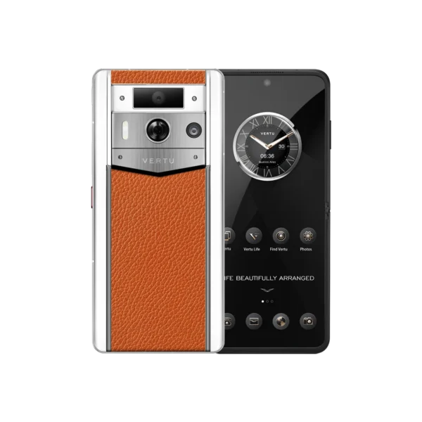 PRE-ORDER Metavertu 2 Max Screen WHITE - Dawn Orange CALFSKIN WEB3 AI ...